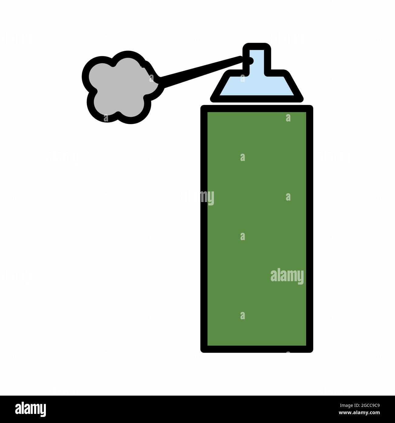 Spray Paint Can Graphic