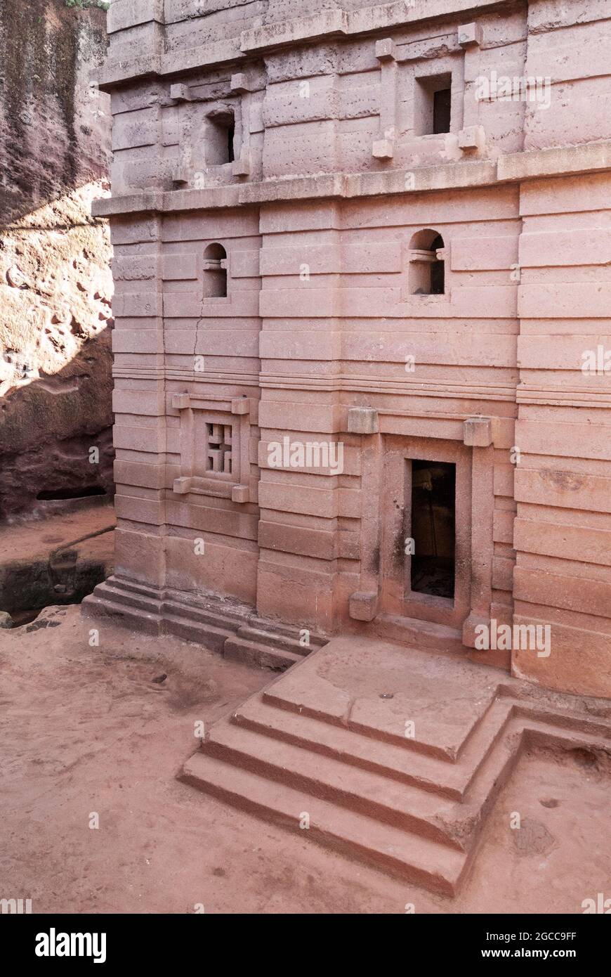 lalibela ancient rock-hewn monolithic churches landmark UNESCO heritage ...