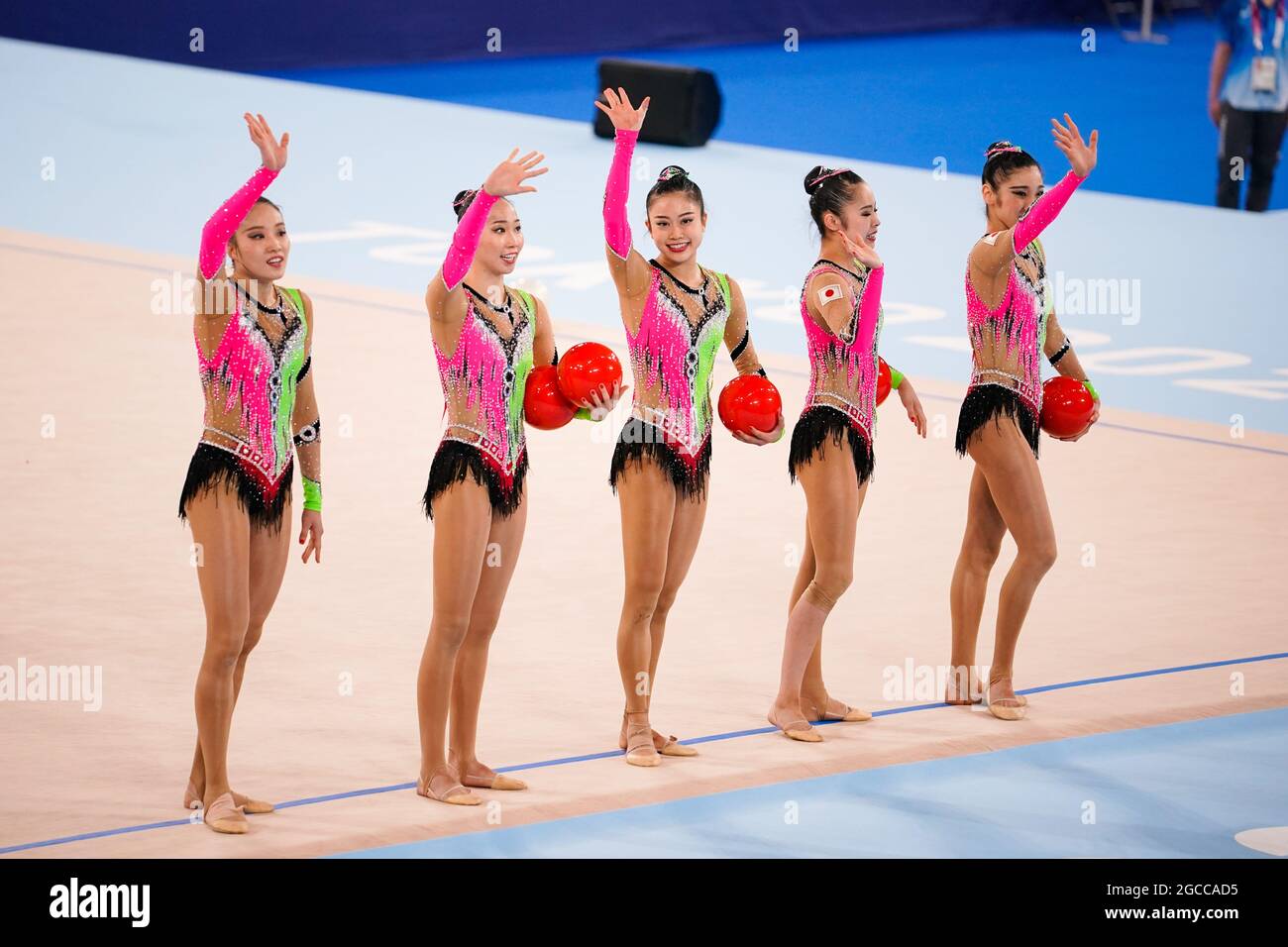 Japan Team Group (JPN), AUGUST 8, 2021 - Rhythmic Gymnastics : Group ...