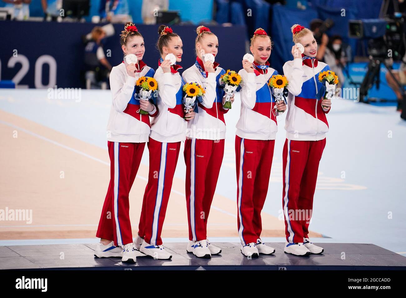 ROC team group (ROC), AUGUST 8, 2021 - Rhythmic Gymnastics : Group All ...