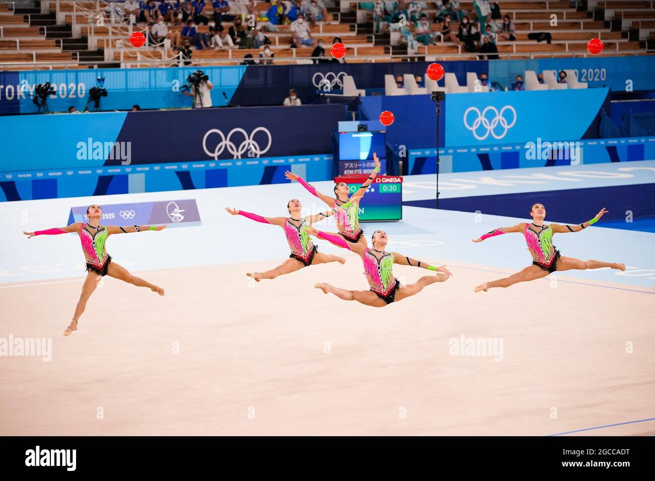 Japan Team Group (JPN), AUGUST 8, 2021 - Rhythmic Gymnastics : Group ...