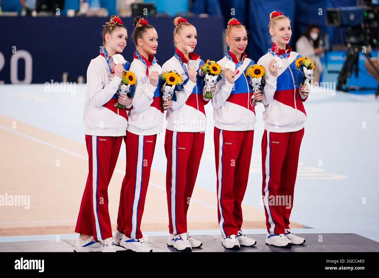 ROC team group (ROC), AUGUST 8, 2021 - Rhythmic Gymnastics : Group All ...