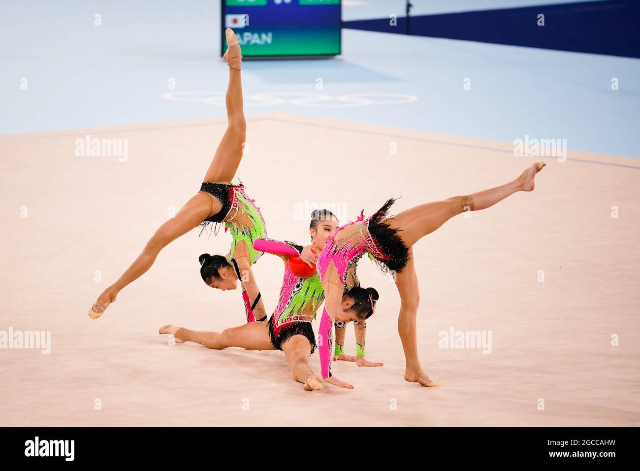 Japan Team Group (JPN), AUGUST 8, 2021 - Rhythmic Gymnastics : Group ...
