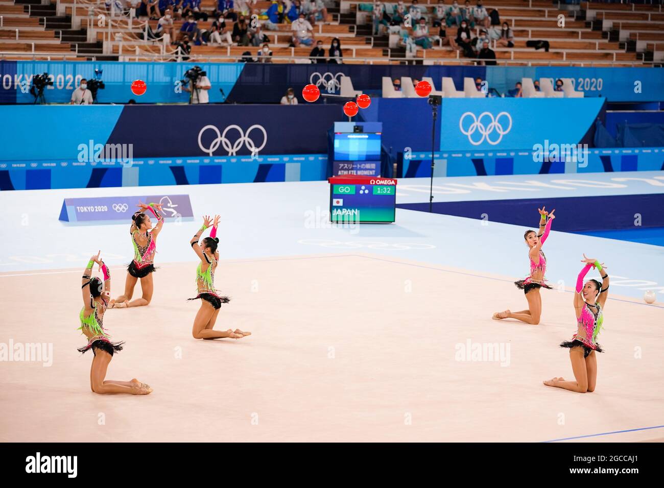 Japan Team Group (JPN), AUGUST 8, 2021 - Rhythmic Gymnastics : Group ...