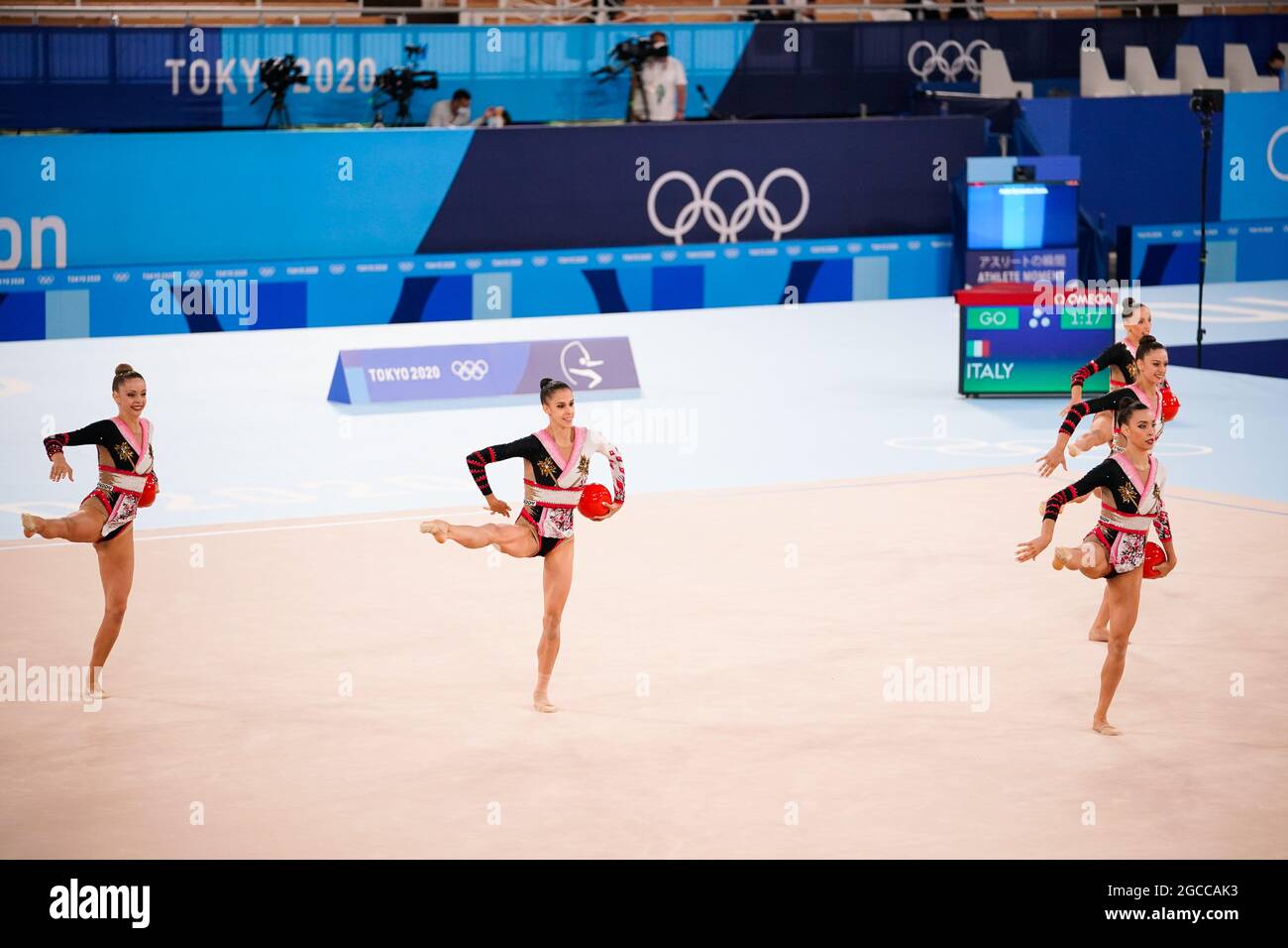Italy Team Group (ITA), AUGUST 8, 2021 - Rhythmic Gymnastics : Group ...