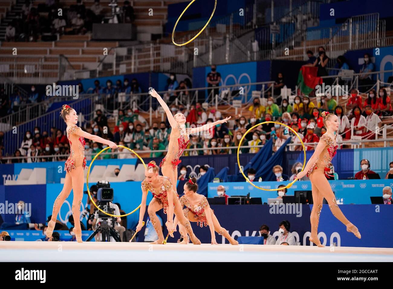 ROC team group (ROC), AUGUST 8, 2021 - Rhythmic Gymnastics : Group All ...