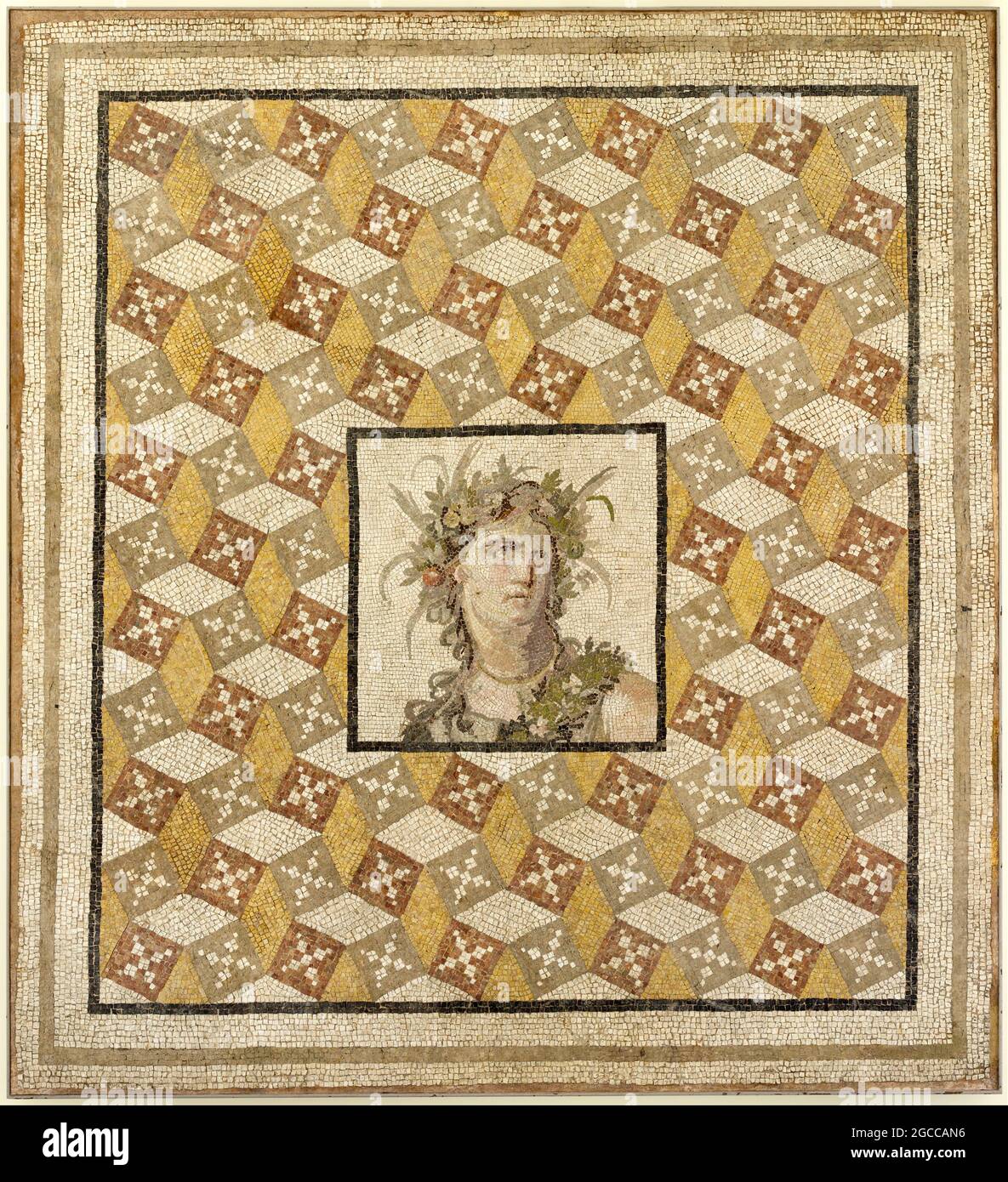 Mosaic Art - Mosaic floor panel Stock Photo - Alamy