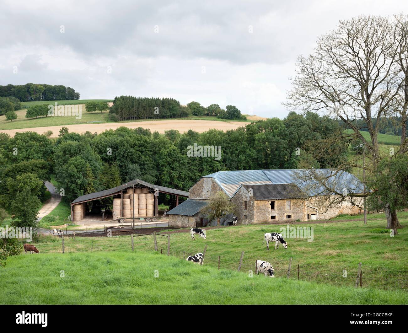 Old french farm house near hi-res stock photography and images - Alamy