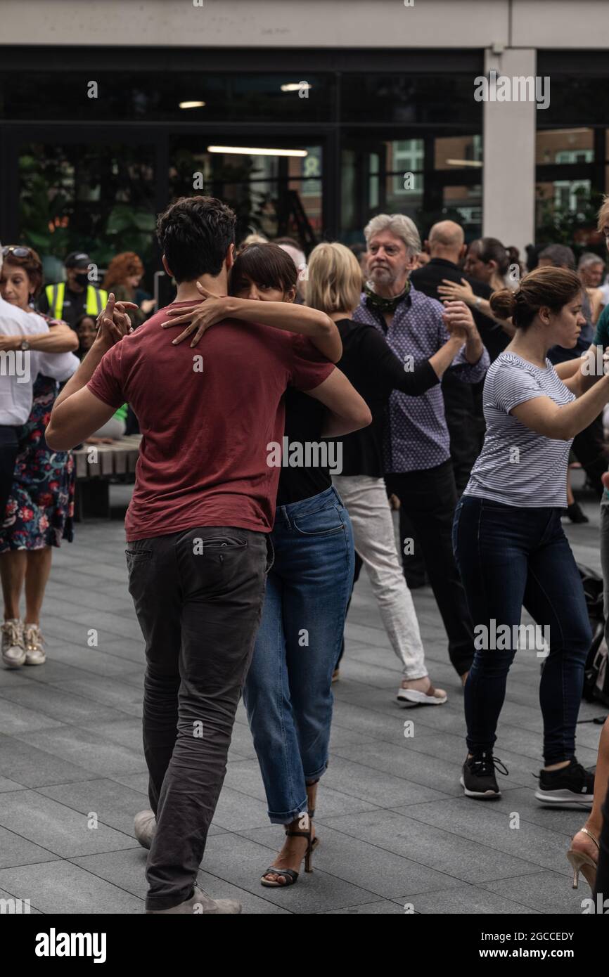 Around London and Dancing in the City Stock Photo - Alamy