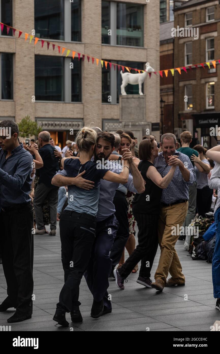Around London and Dancing in the City Stock Photo - Alamy