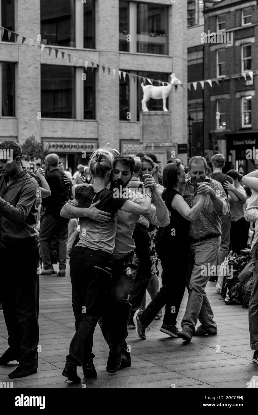 Around London and Dancing in the City Stock Photo - Alamy