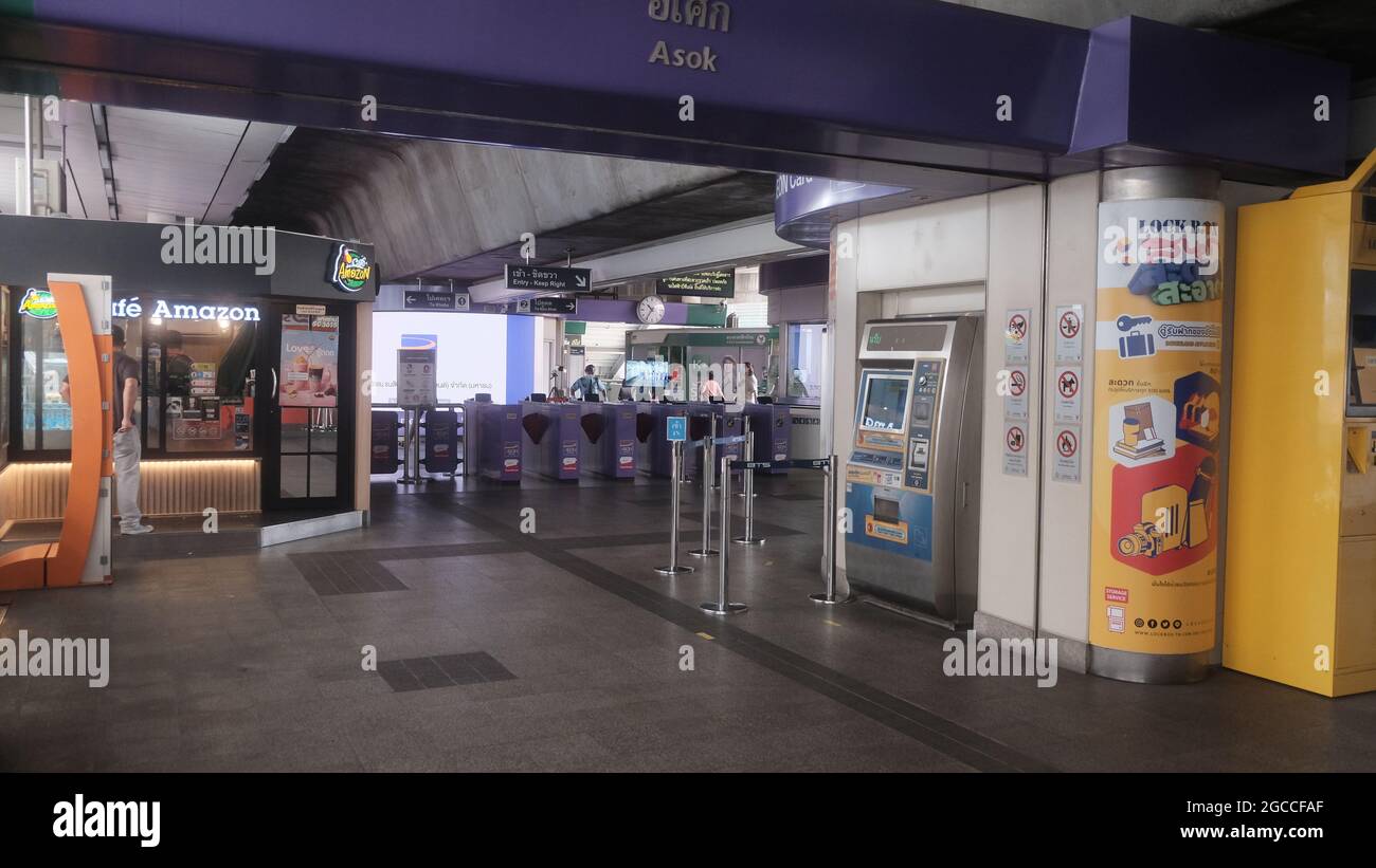BTS Station Asoke Road (Sukhumvit Soi 21) Intercity Bangkok Thailand ...