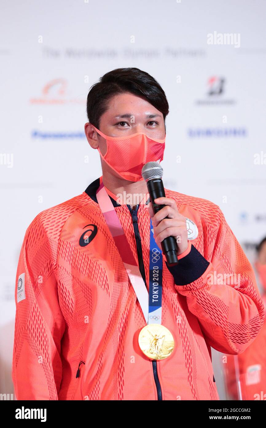 Hayato Sakamoto (JPN), AUGUST 8, 2021 - Baseball : Gold medalist Hayato ...
