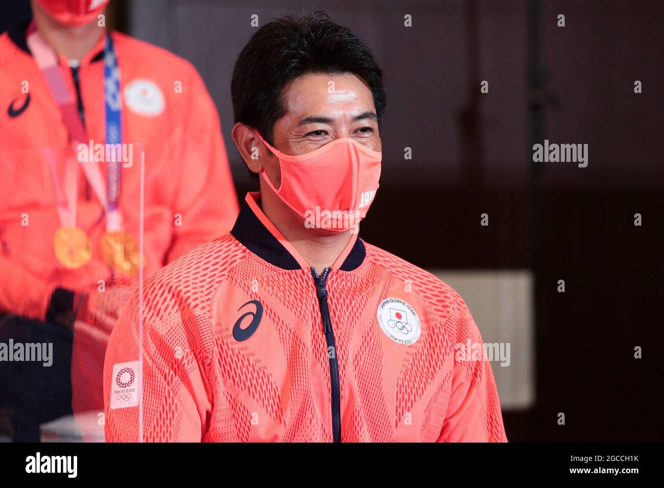 Tokyo, Japan. 8th Aug, 2021. Atsunori Inaba manager (JPN) Baseball ...