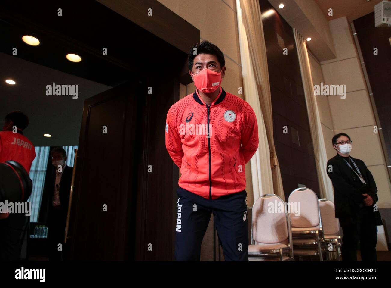 Tokyo, Japan. 8th Aug, 2021. Atsunori Inaba manager (JPN) Baseball ...