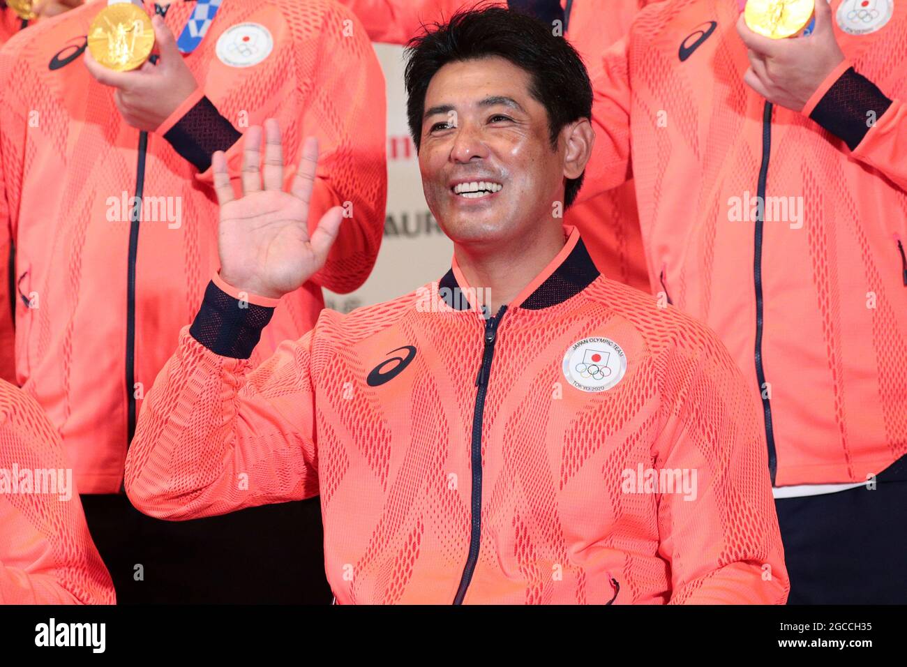Tokyo, Japan. 8th Aug, 2021. Atsunori Inaba manager (JPN) Baseball ...