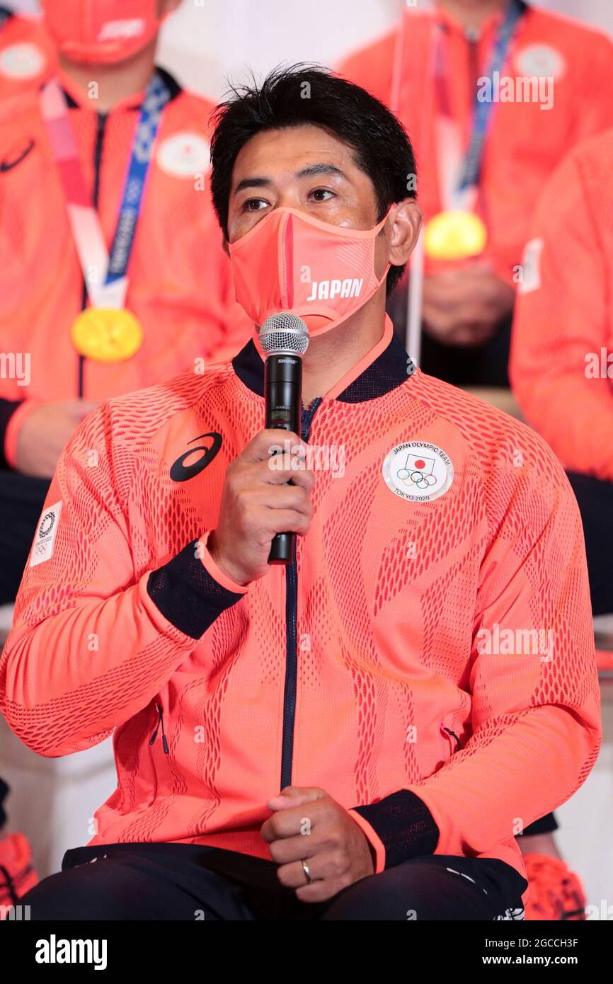 Tokyo, Japan. 8th Aug, 2021. Atsunori Inaba manager (JPN) Baseball ...