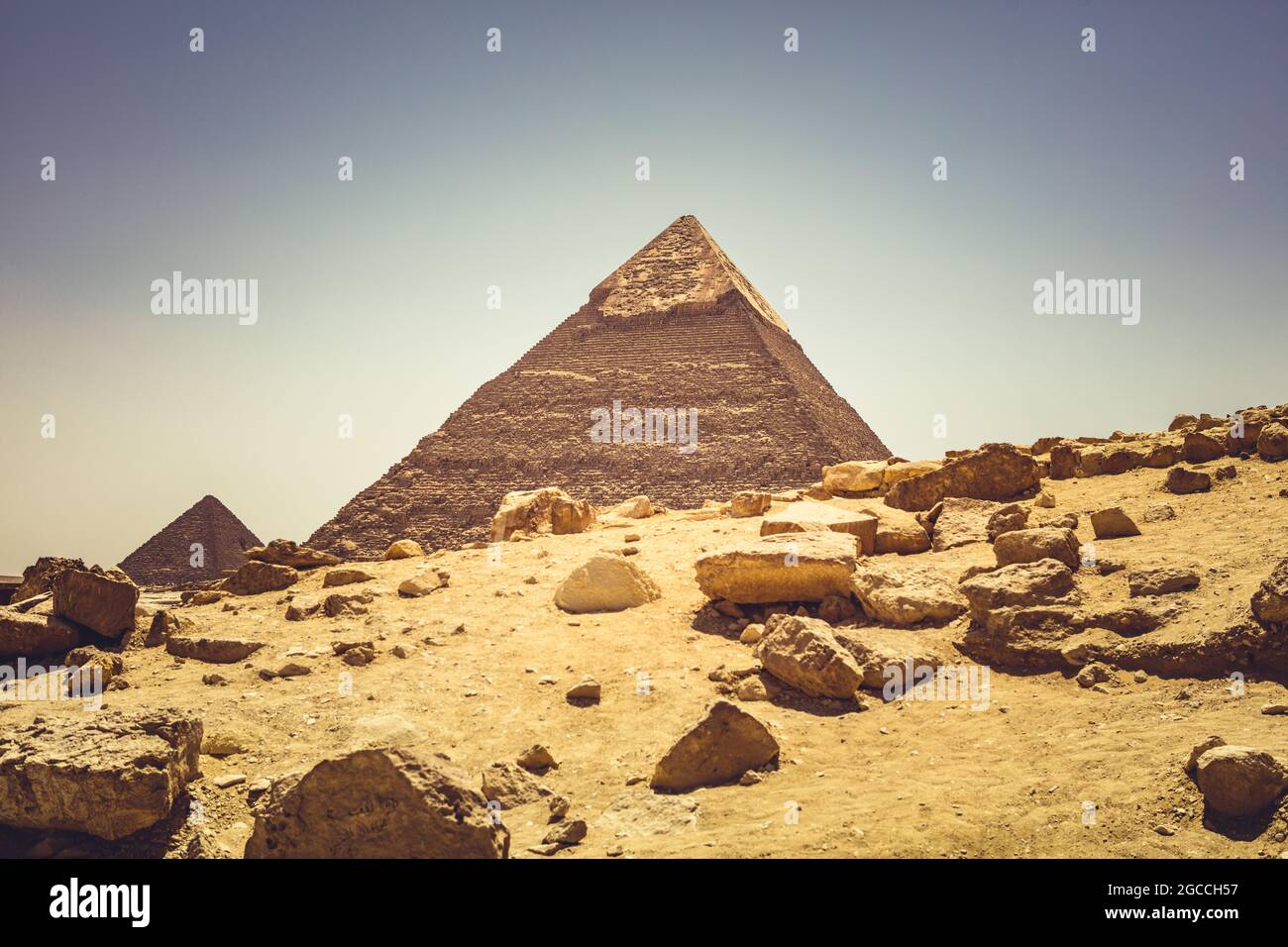 Pyramids of Giza Egypt Stock Photo - Alamy