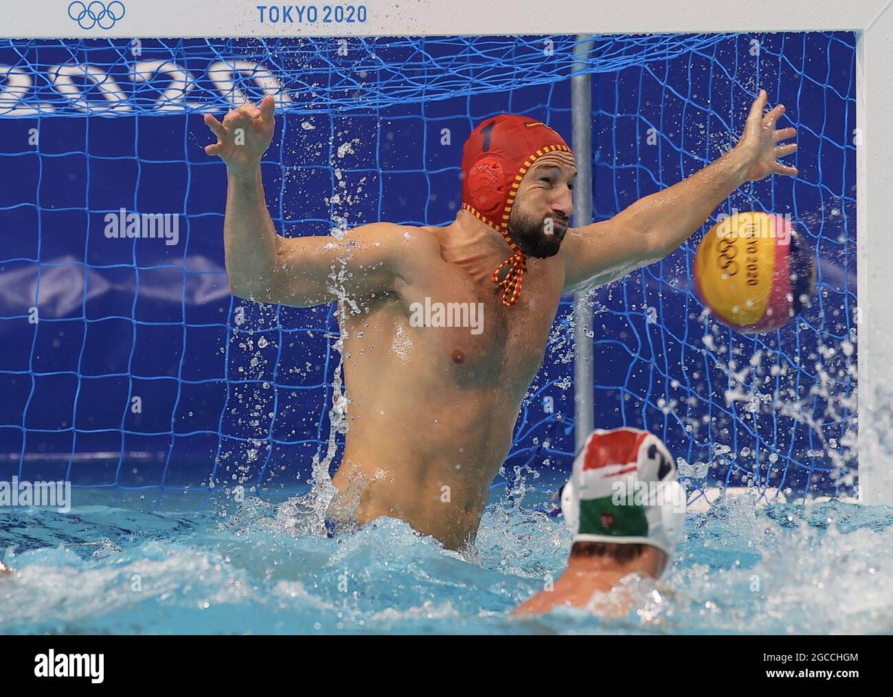 Tokyo, Japan. 8th Aug, 2021. Spain's goalkeeper Daniel Lopez Pinedo ...
