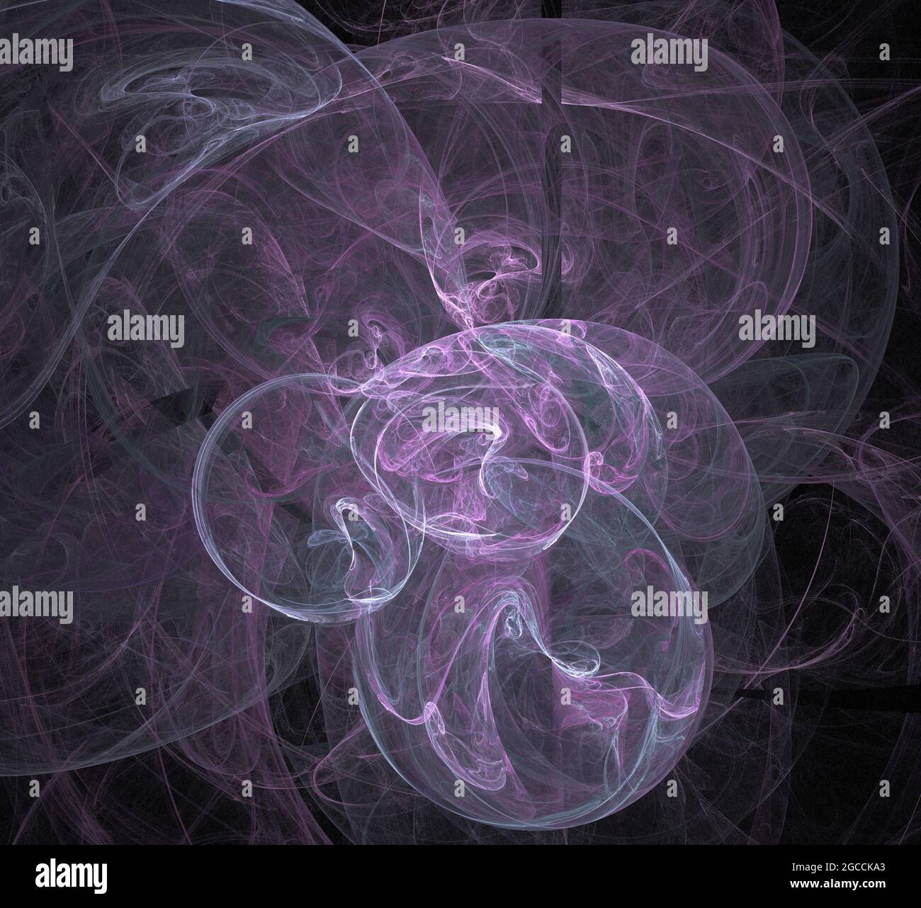 image of one Illustration of digital fractal Stock Photo - Alamy
