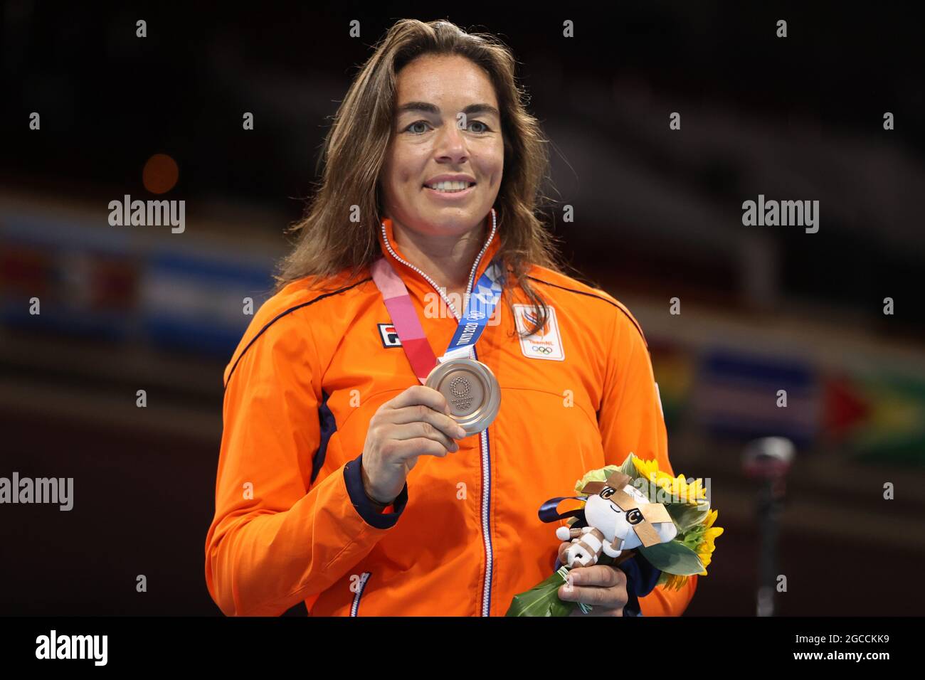 Tokyo, Japan. 8th Aug, 2021. Bronze medalist Nouchka Fontijn of the ...