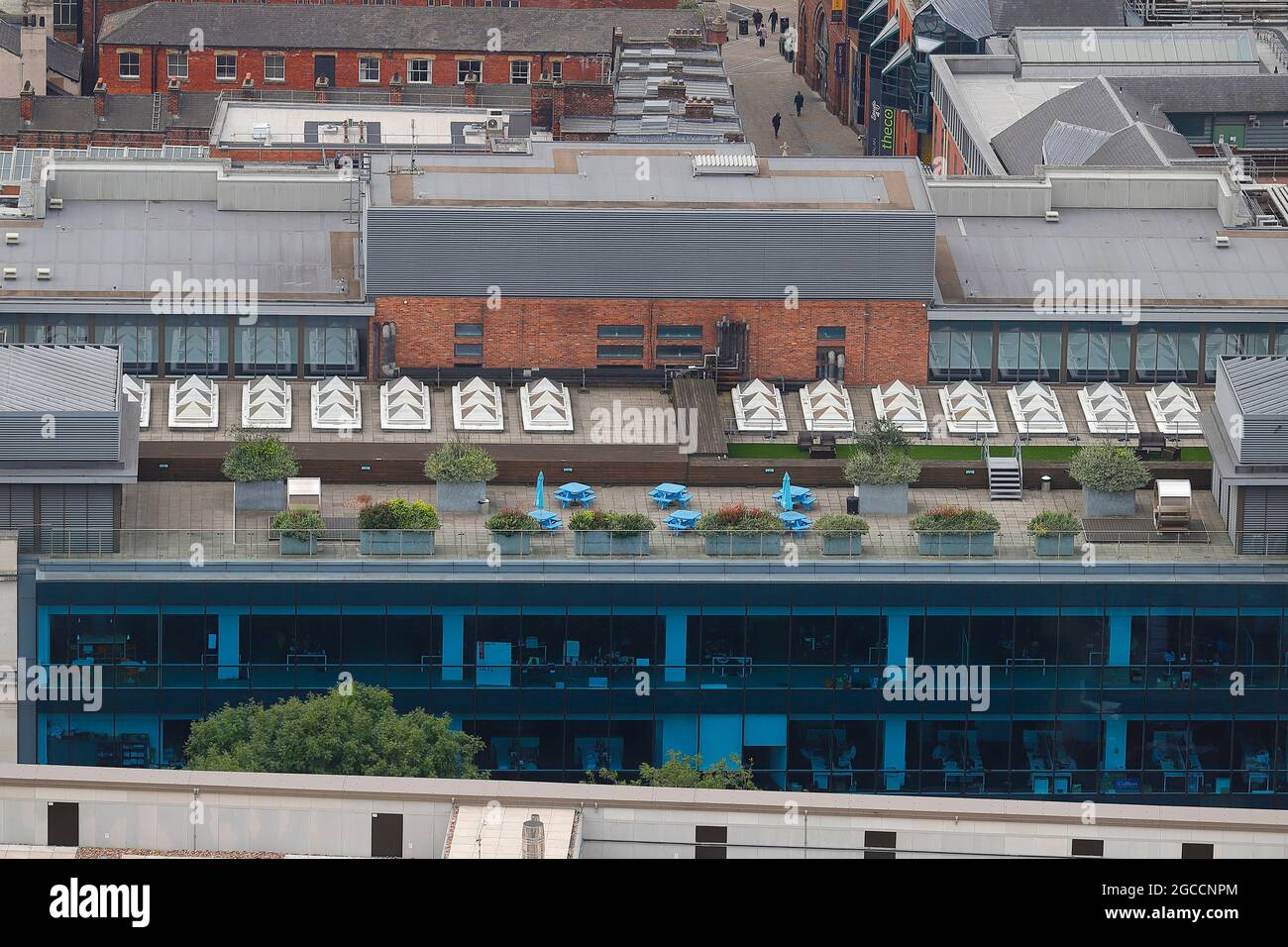 One of many views across Leeds City Centre from the top of Yorkshire's ...