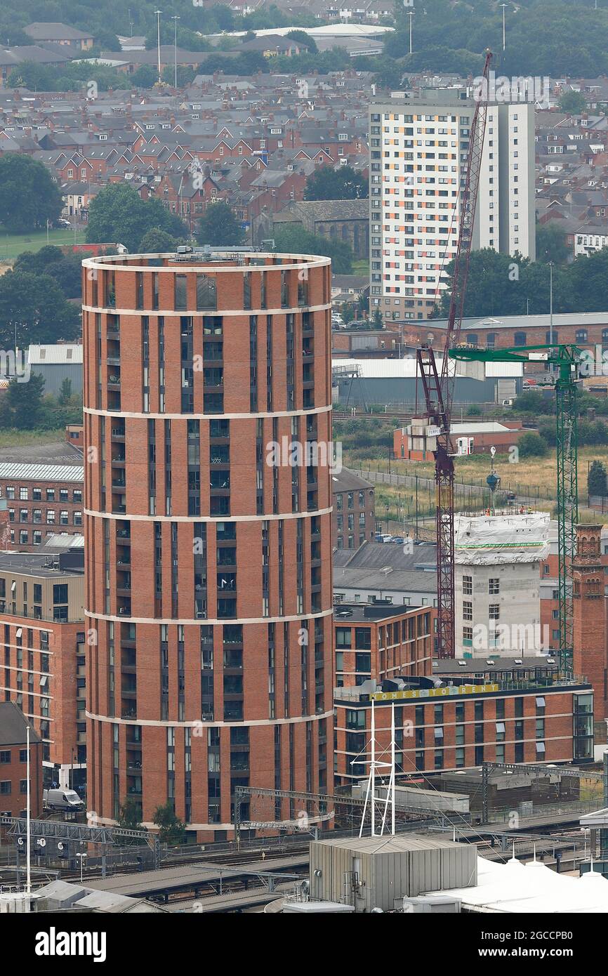 One of many views across Leeds City Centre from the top of Yorkshire's ...