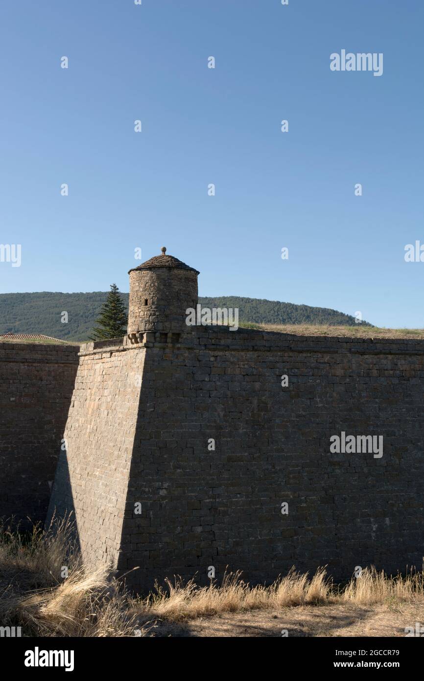 Jaca citadel (aka Si. Peter Castle). 16 century. Jaca. Huesca province ...