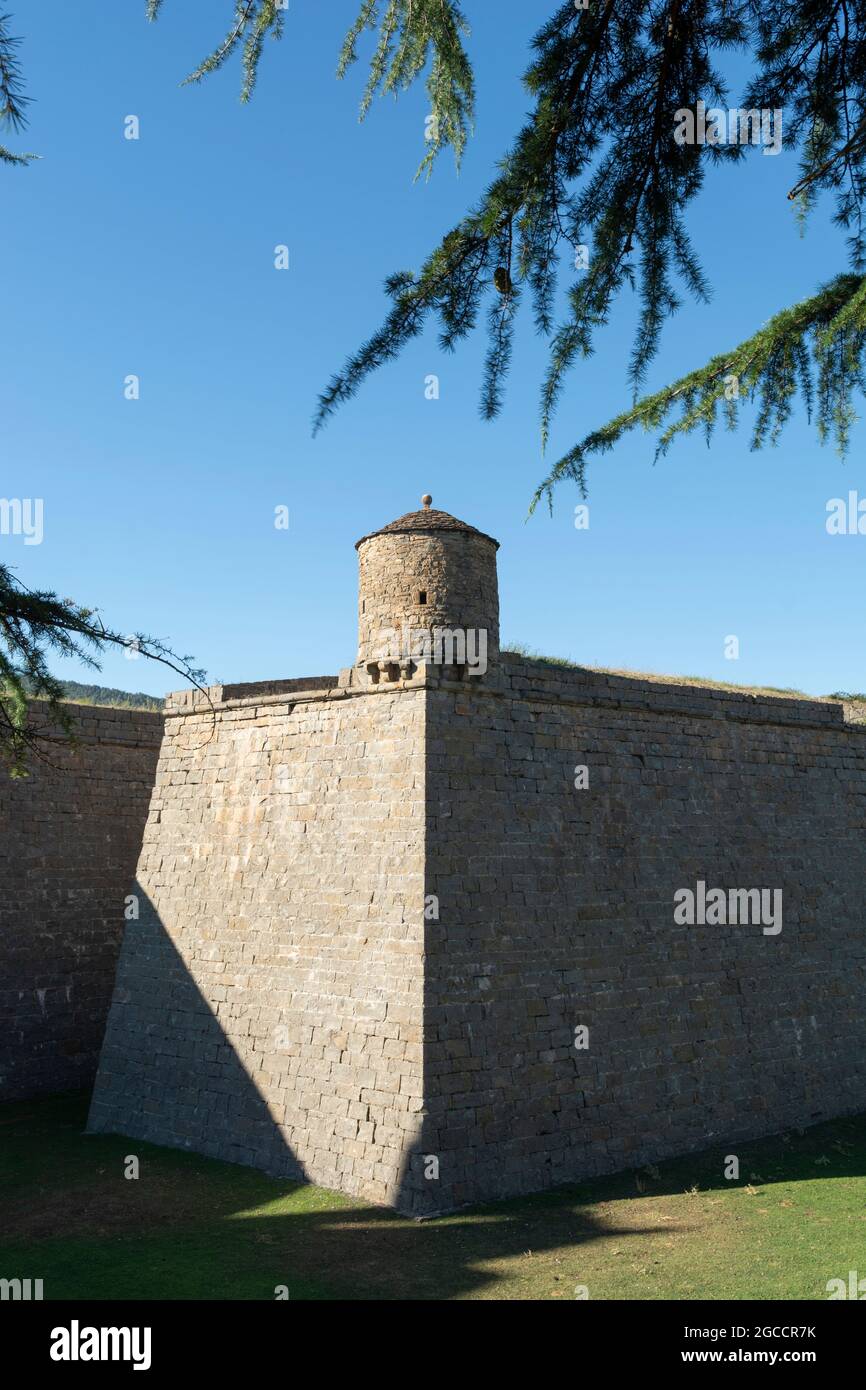 Jaca citadel (aka Si. Peter Castle). 16 century. Jaca. Huesca province ...