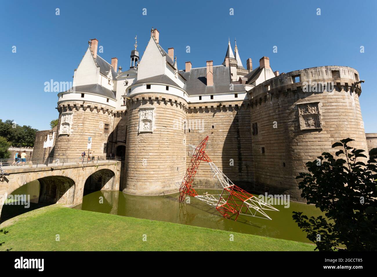 Château des Ducs de Bretagne (Castle of the Dukes of Brittany). Built ...