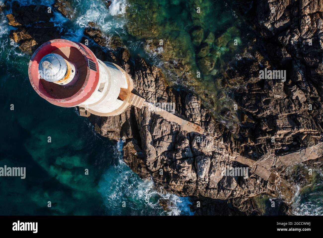 View from above, stunning aerial view of an old and beautiful ...