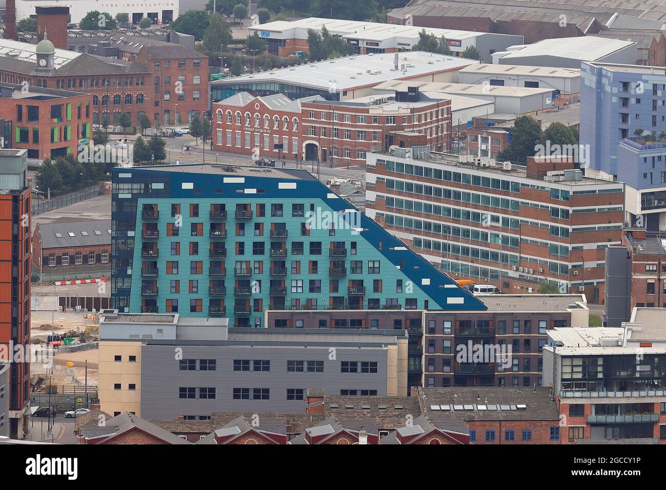 One of many views across Leeds City Centre from the top of Yorkshire's ...