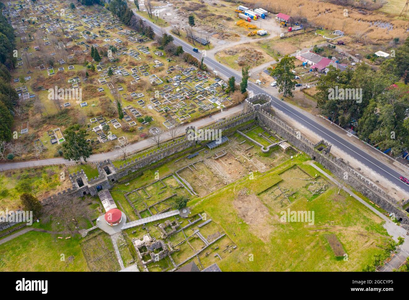 Fortress Gonio in Batumi, Adjara, Georgia Stock Photo - Alamy