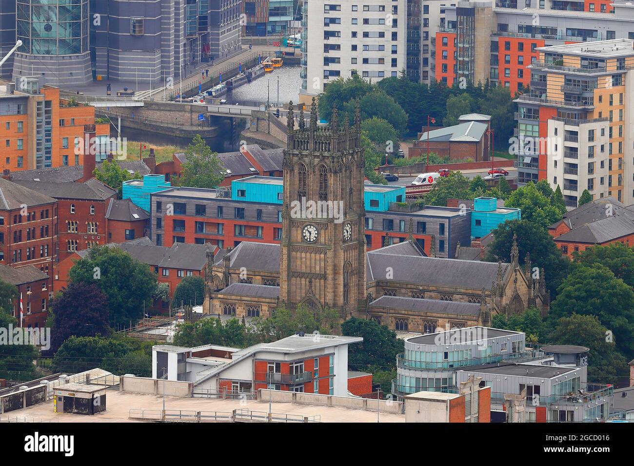 One of many views across Leeds City Centre from the top of Yorkshire's ...