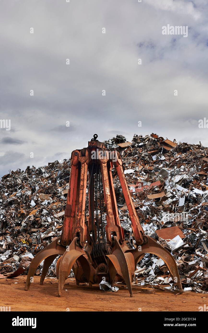 Scrap in the Port of Bilbao, Biscay, Basque Country, Euskadi, Spain ...