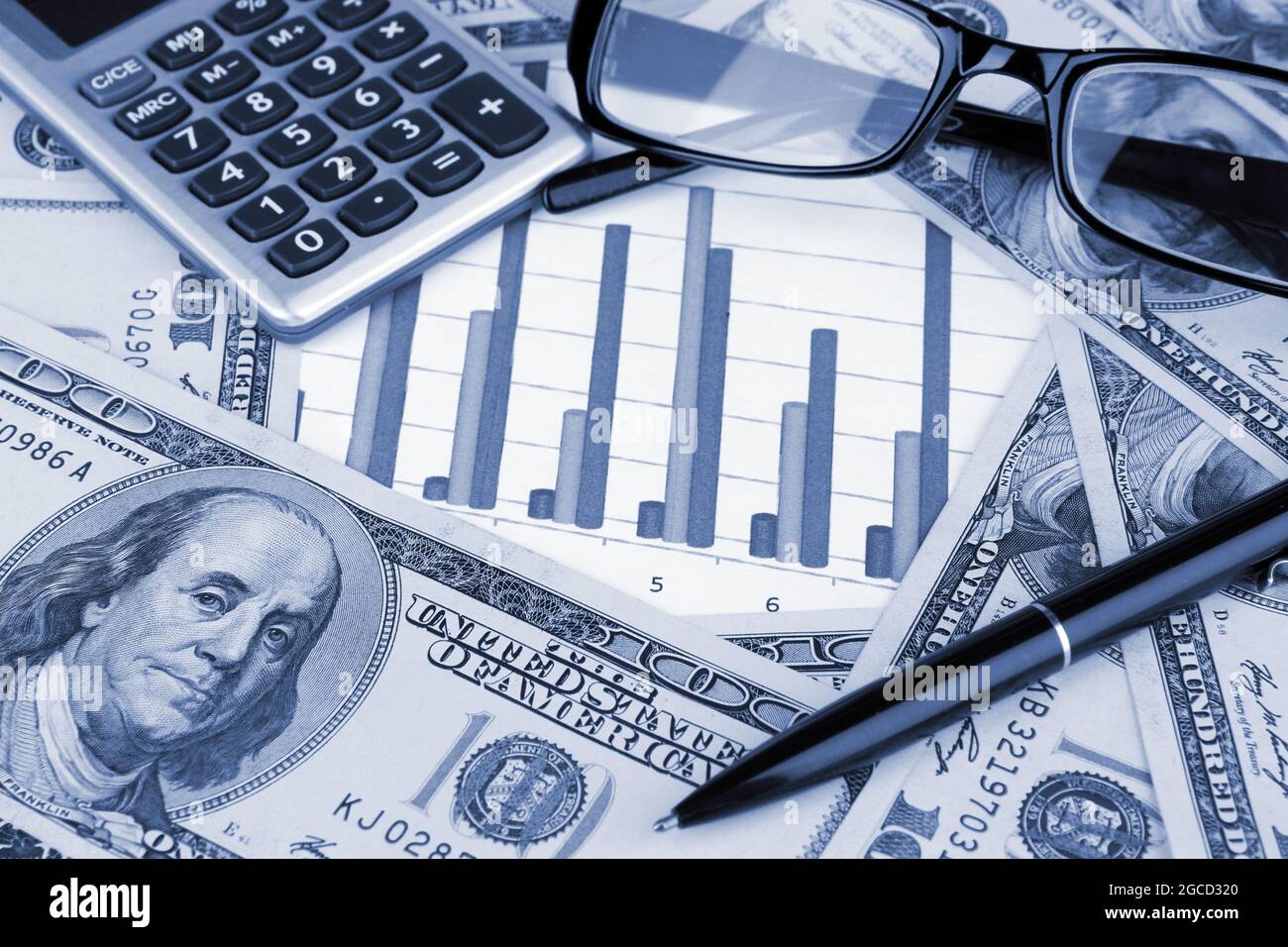 Business background. Financial data concept with diagram and money ...