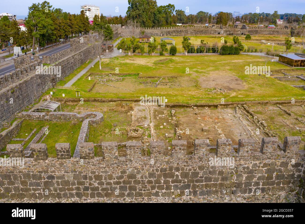 Fortress Gonio in Batumi, Adjara, Georgia Stock Photo - Alamy