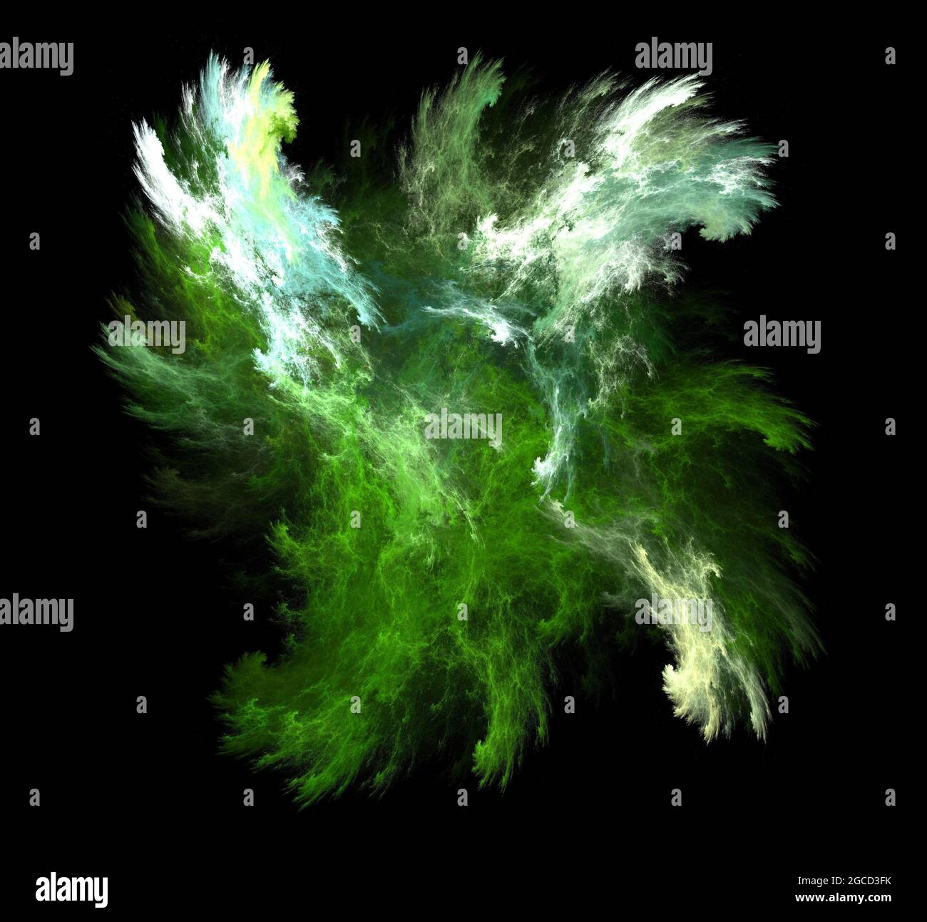 image of one Illustration of digital fractal Stock Photo - Alamy