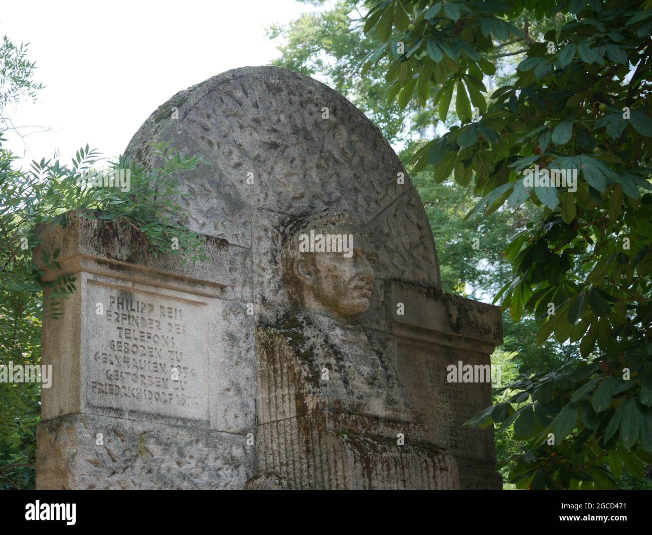 Philipp Reis Telephone Inventor, Frankfurt/Main Germany Stock Photo - Alamy