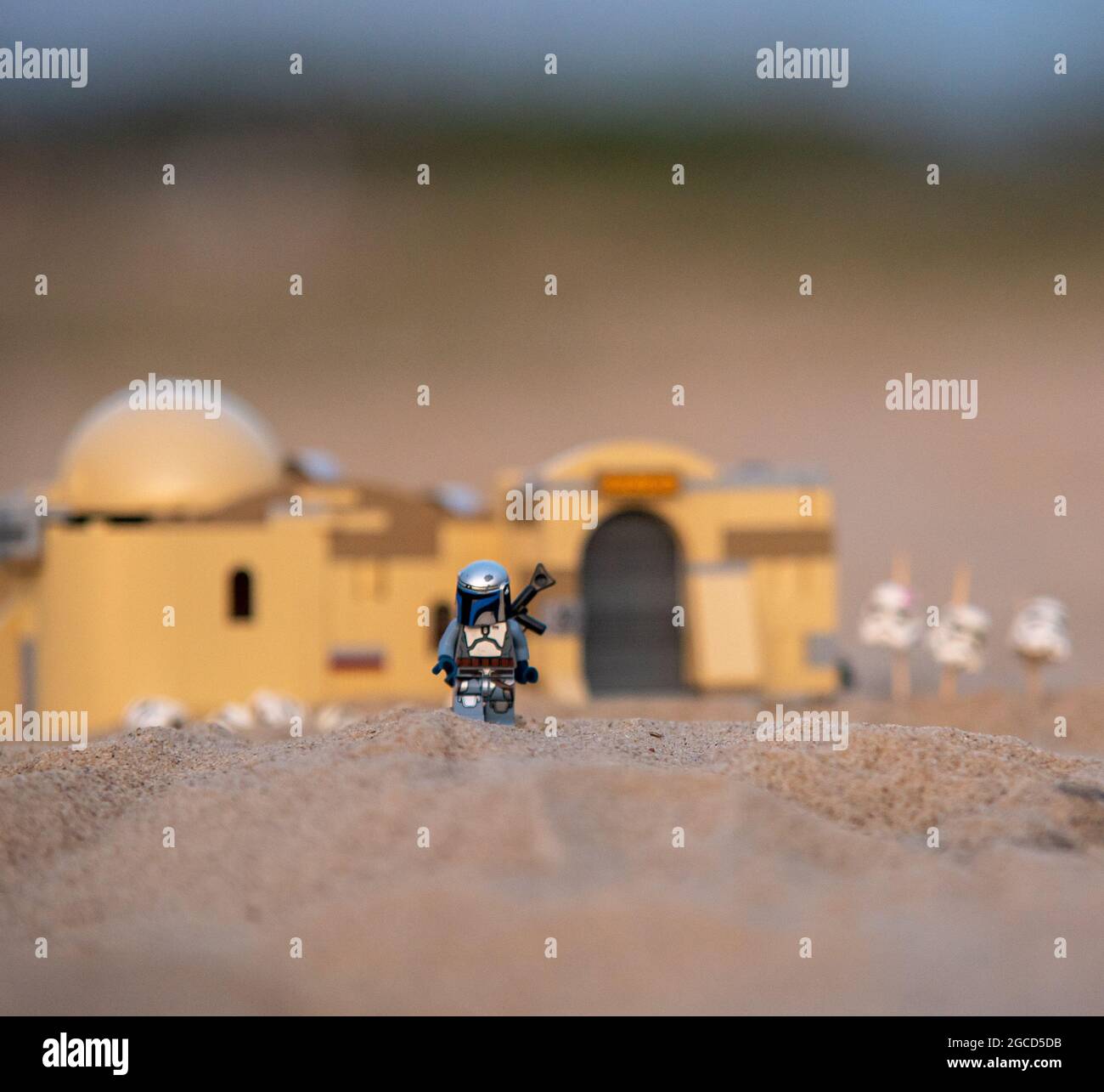 Lego the mandalorian minifigure Stock Photo - Alamy