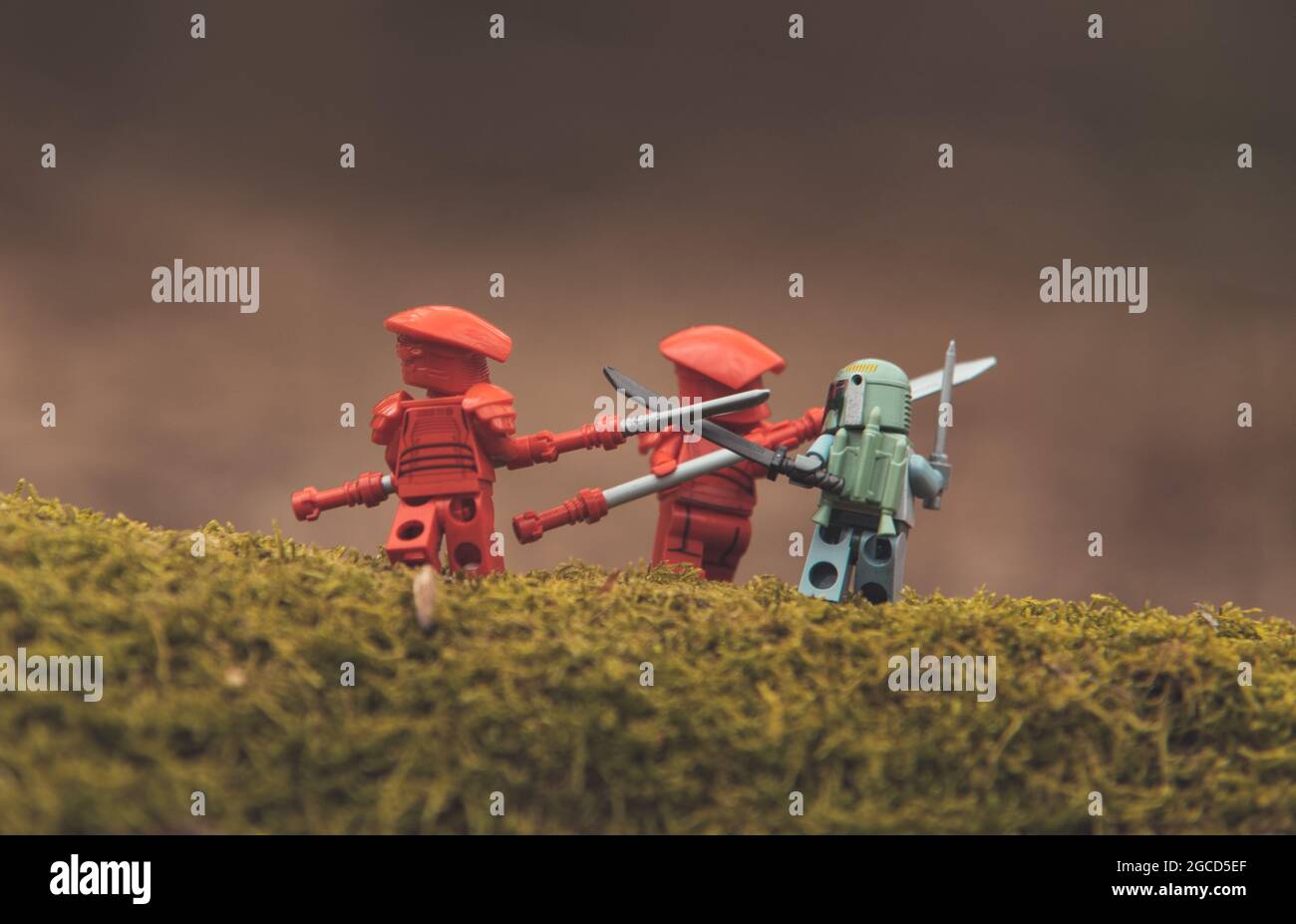 Lego the mandalorian minifigure Stock Photo - Alamy