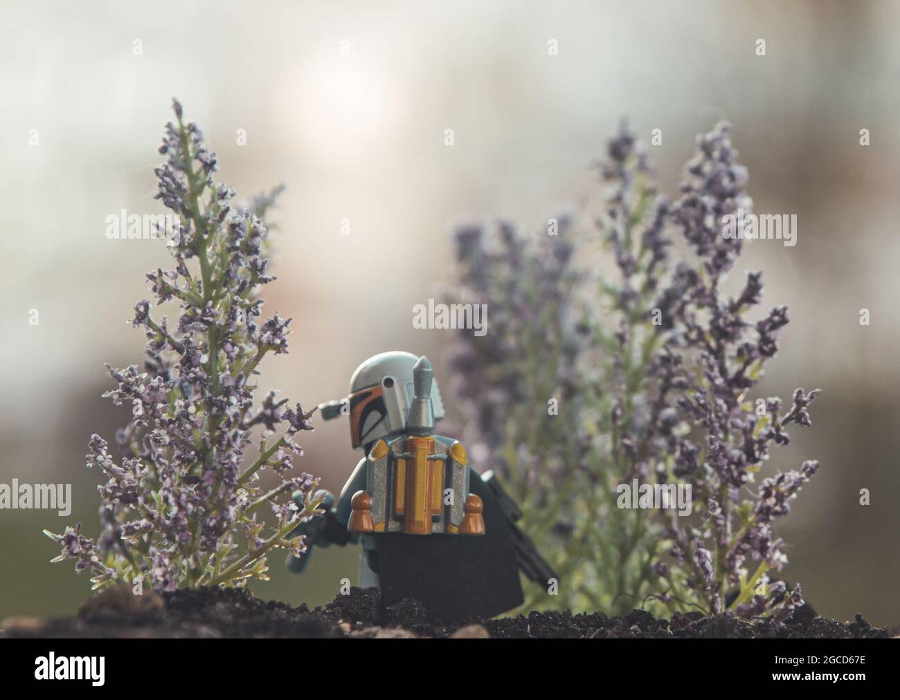 LEGO star wars bounty hunter minifigure Stock Photo - Alamy