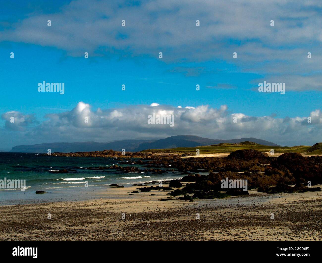 Archive image for wallpaper or background: A beach on Iona Stock Photo ...