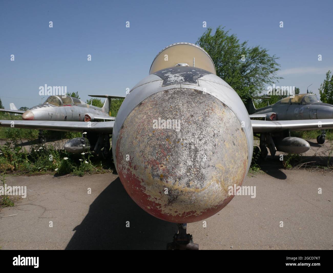 Military fighter plane old abandoned broken. Military abandoned ...