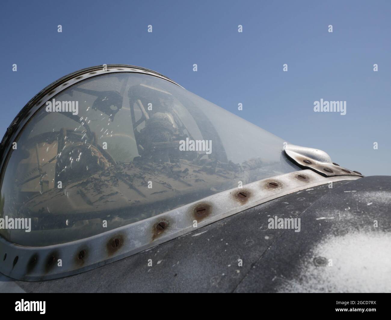 Military fighter plane old abandoned broken. Military abandoned ...