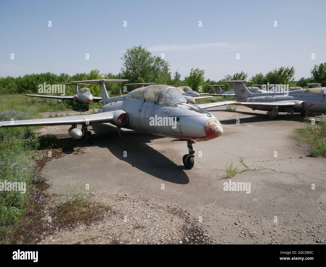 Military fighter plane old abandoned broken. Military abandoned ...