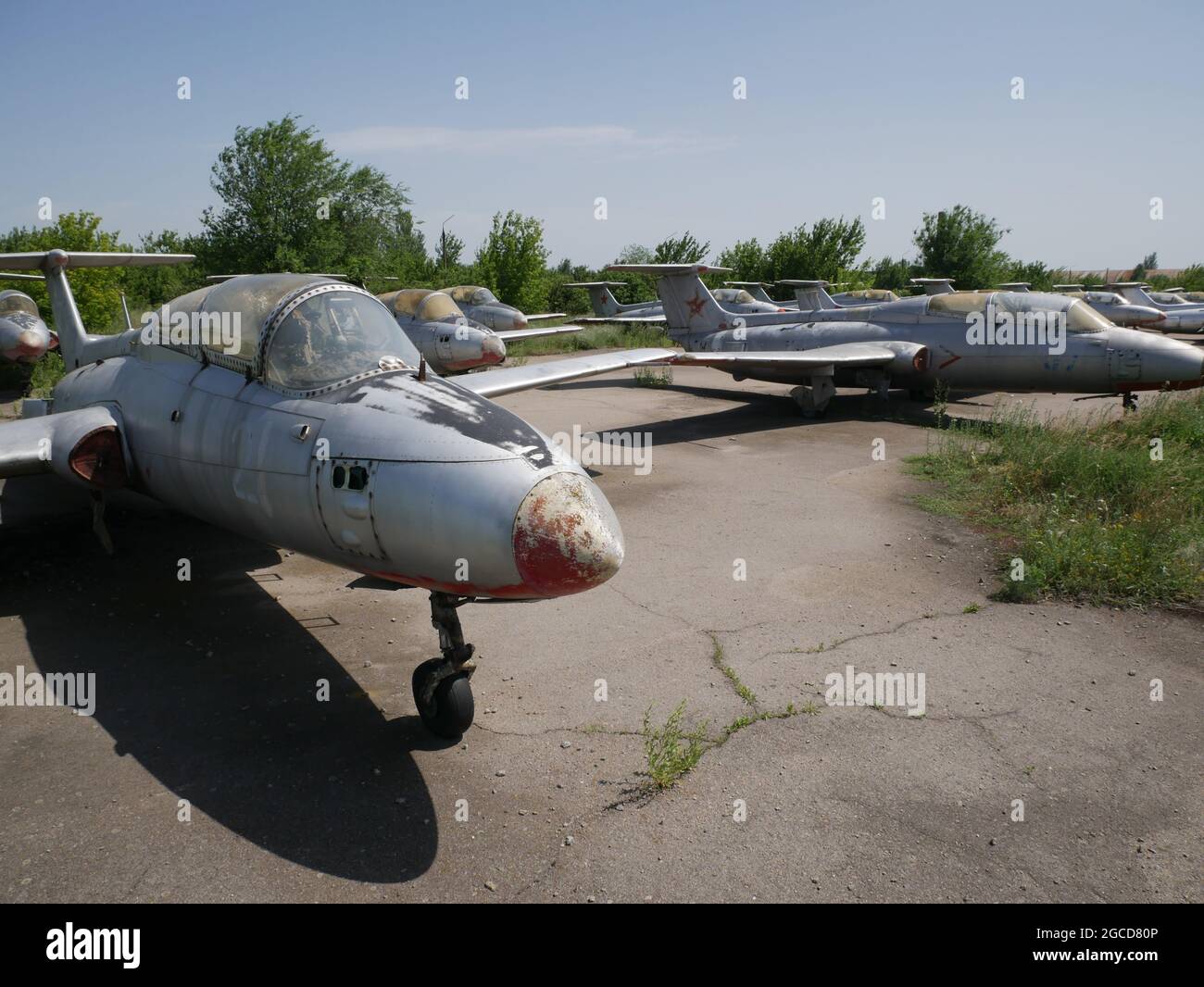 Military fighter plane old abandoned broken. Military abandoned ...