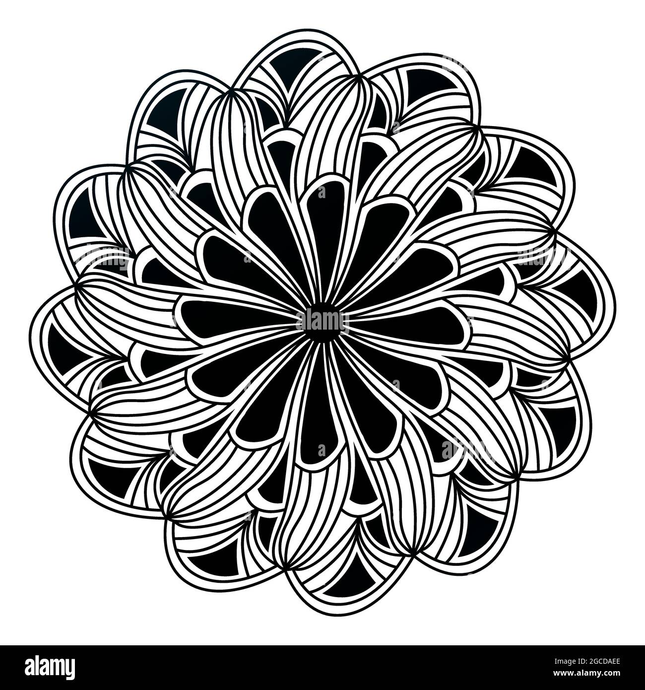 Mandala decorative indian meditation pattern of yoga abstract ...