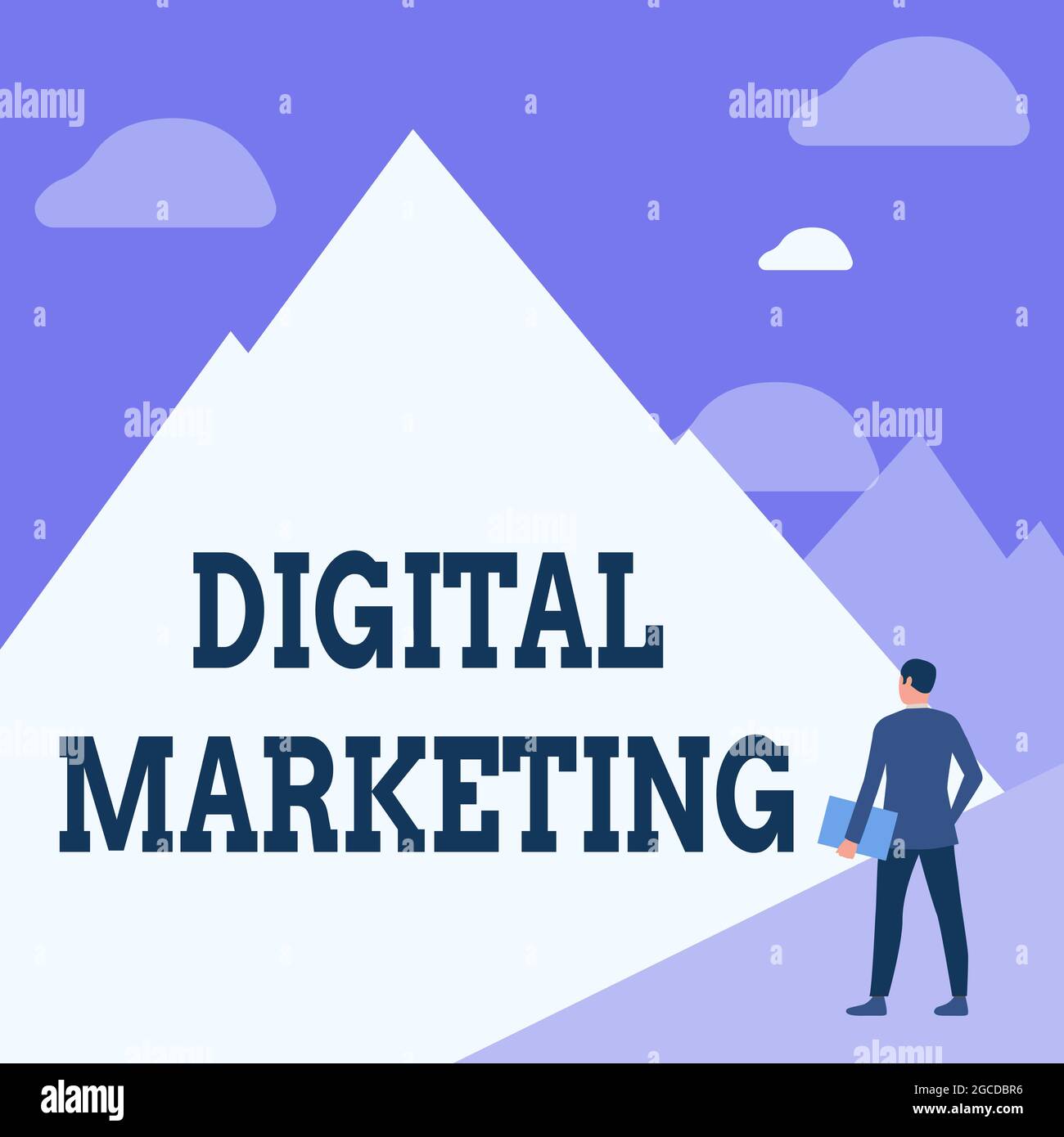 Writing displaying text Digital Marketing. Word Written on marketing of ...