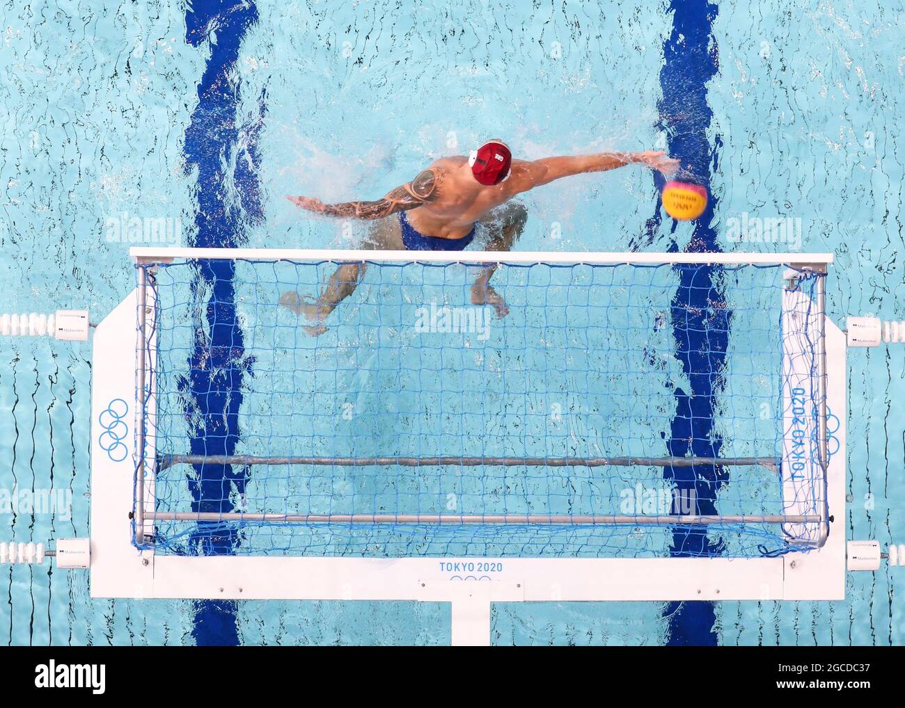 Tokyo, Japan. 8th Aug, 2021. Goalkeeper of Team Greece Emmanouil ...